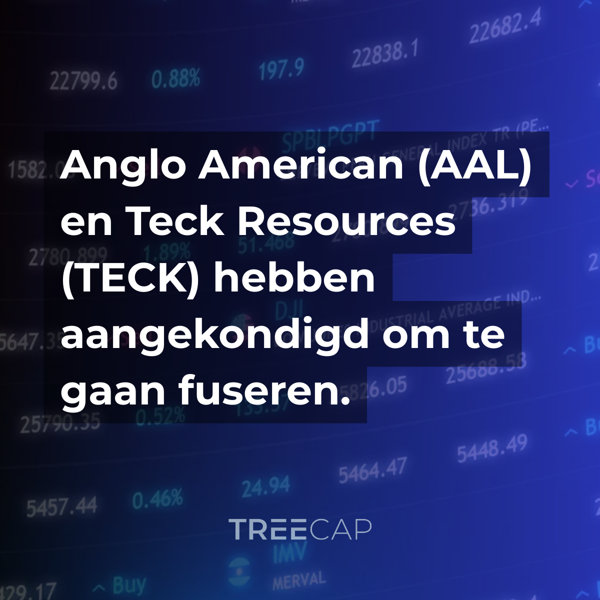 Anglo American en Teck Resources fuseren: By TreeCap